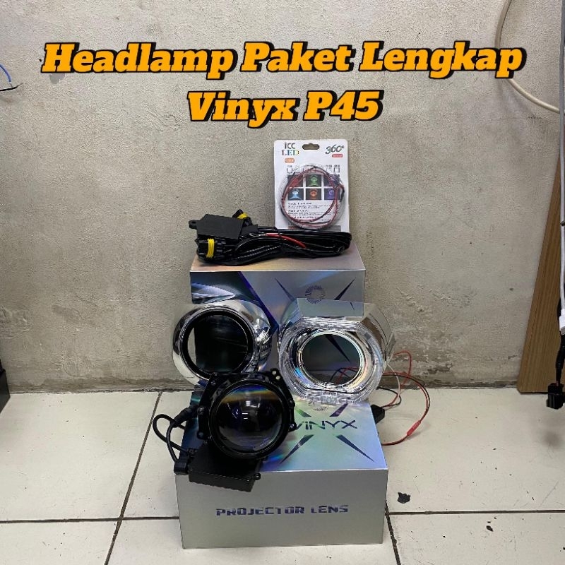 Jual PAKET LAMPU BILED LENGKAP VINYX P45 3Inch - Shroud BMW | Shopee ...