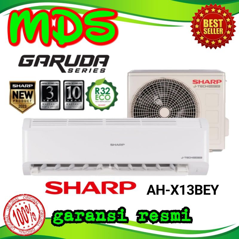 Jual AC SHARP INVERTER 1.5pk AH- X 13ZY HARGA UNIT ONLY | Shopee Indonesia