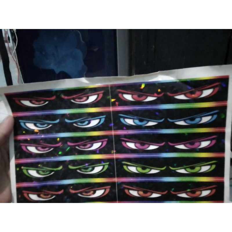 Jual Stiker Mata Bus Basuri Isi 10 Pasang Mata | Shopee Indonesia