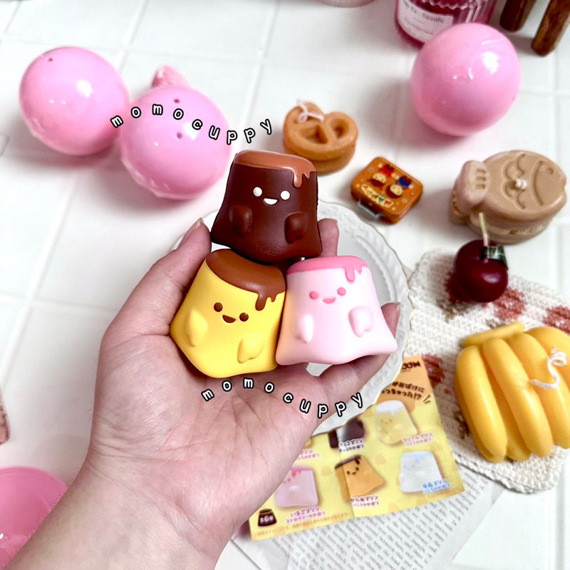Jual READY STOCK ghost pudding gachapon blind egg squishy by ibloom ...
