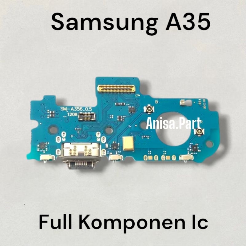 Jual Connector Charger Samsung A35 2024 Original Full Komponen Ic Papan ...