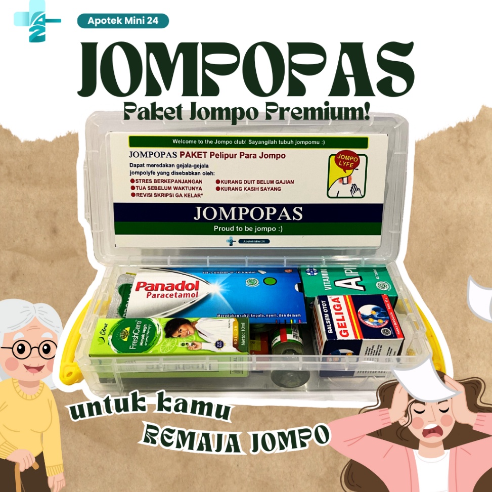 Jual Baru Puas READY STOCK JOMPOPAS Kado Unik Jompo Kit by Apotek Mini ...