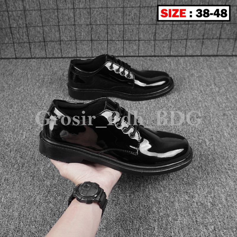 Jual Sepatu Pdh Pria Dinas Security Tni Polri instansi Resmi Tali ...