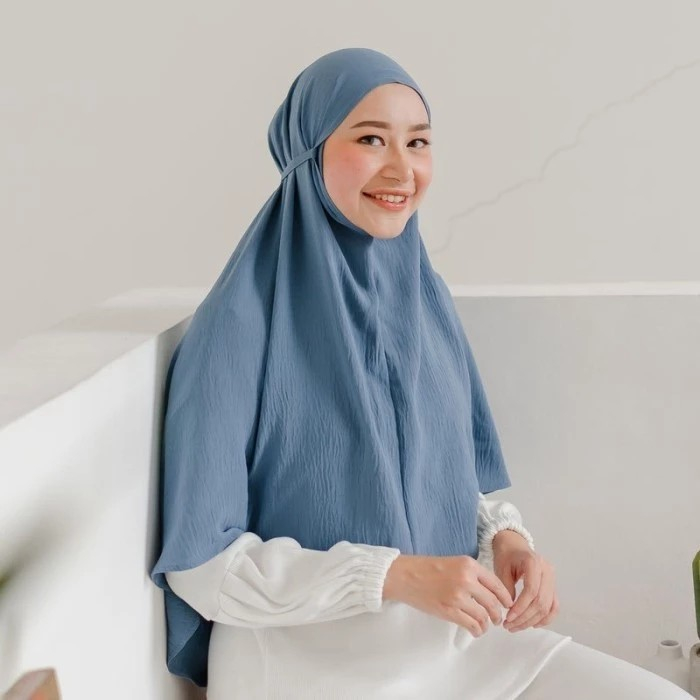 Jual Jilbab Instant Bergo Maryam Hijab Daily Bergo Crinkle Airflow | Shopee Indonesia