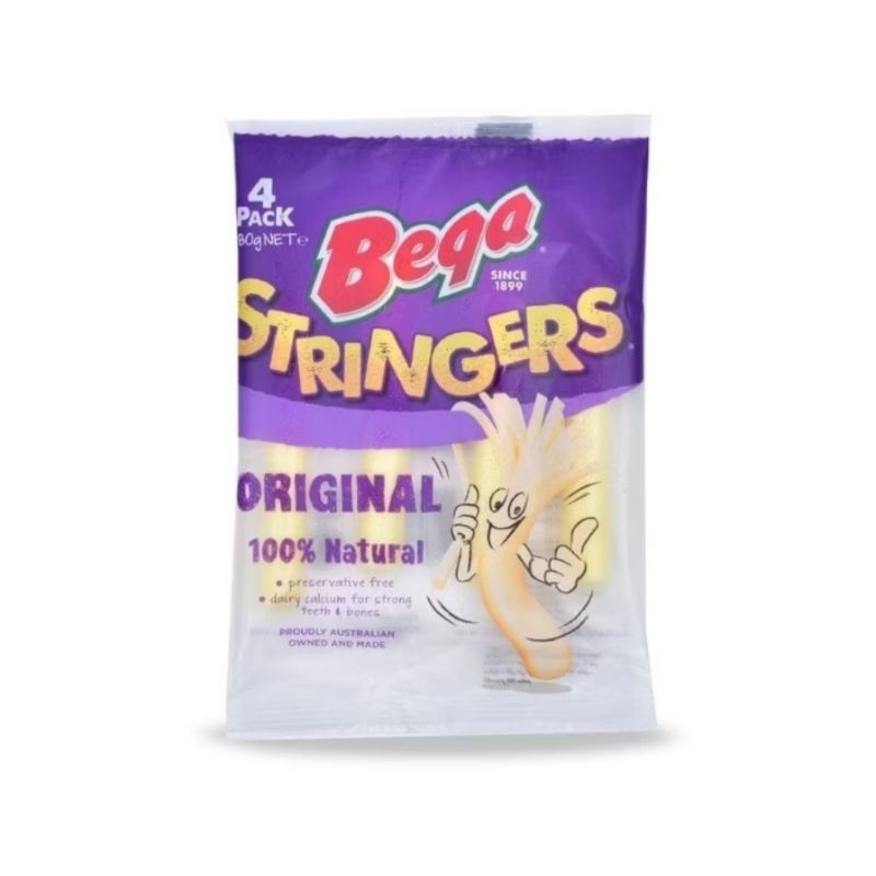 Jual Bega Stringers Cheese Originak Snack String Keju Sehat Alami Arla ...