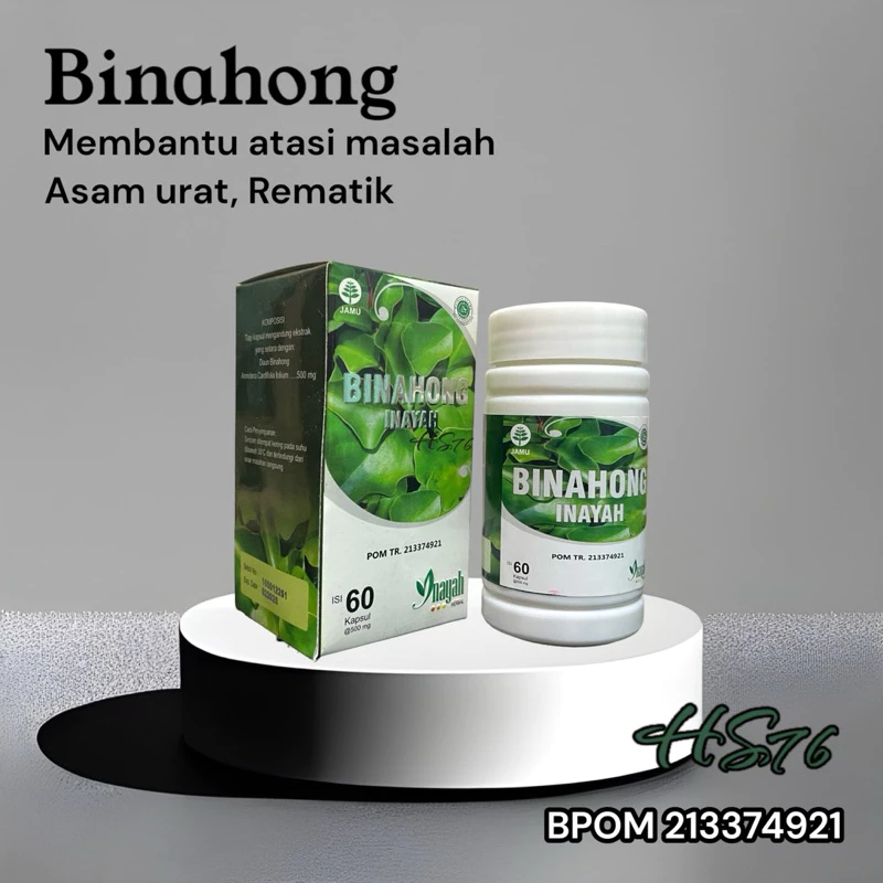 Jual BINAHONG ORIGINAL KAPSUL DAUN BINAHONG 60 kapsul | Shopee Indonesia