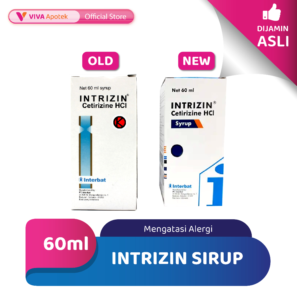 Jual Intrizin Sirup / Alergi / Gatal (60 ml) | Shopee Indonesia