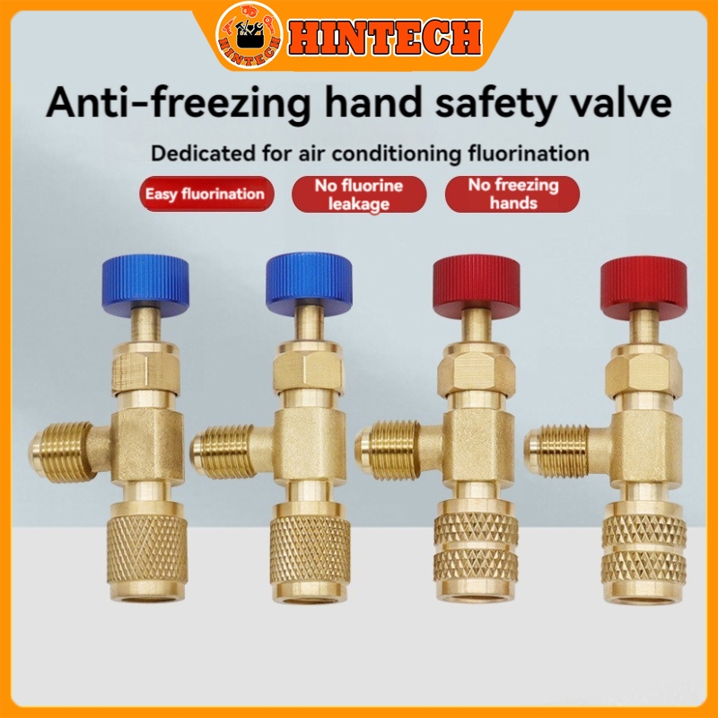 Jual Charging Valve R410 1/4" R22 Adapter Quick Connect Air Conditioning Refrigerant Isi Freon ...