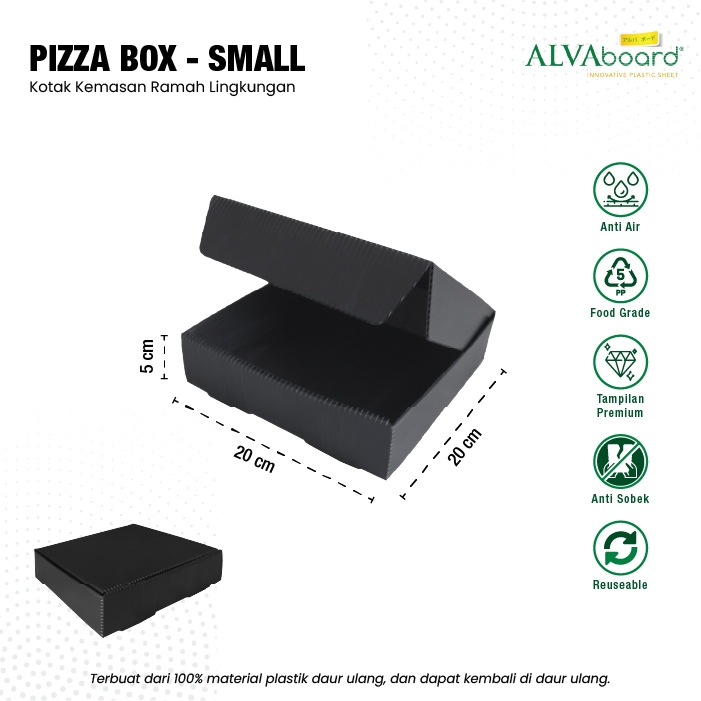 Jual Kardus Packaging ALVAboard Box Pizza Food Grade Small Ukuran ...