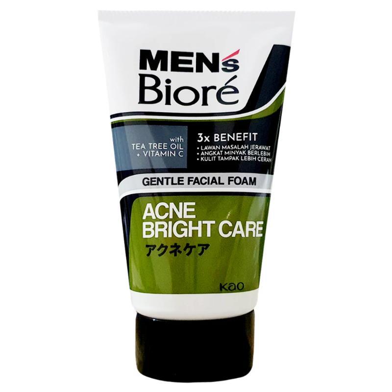 Jual Men's Biore Facial Foam Acne Bright Care 40 g | Shopee Indonesia