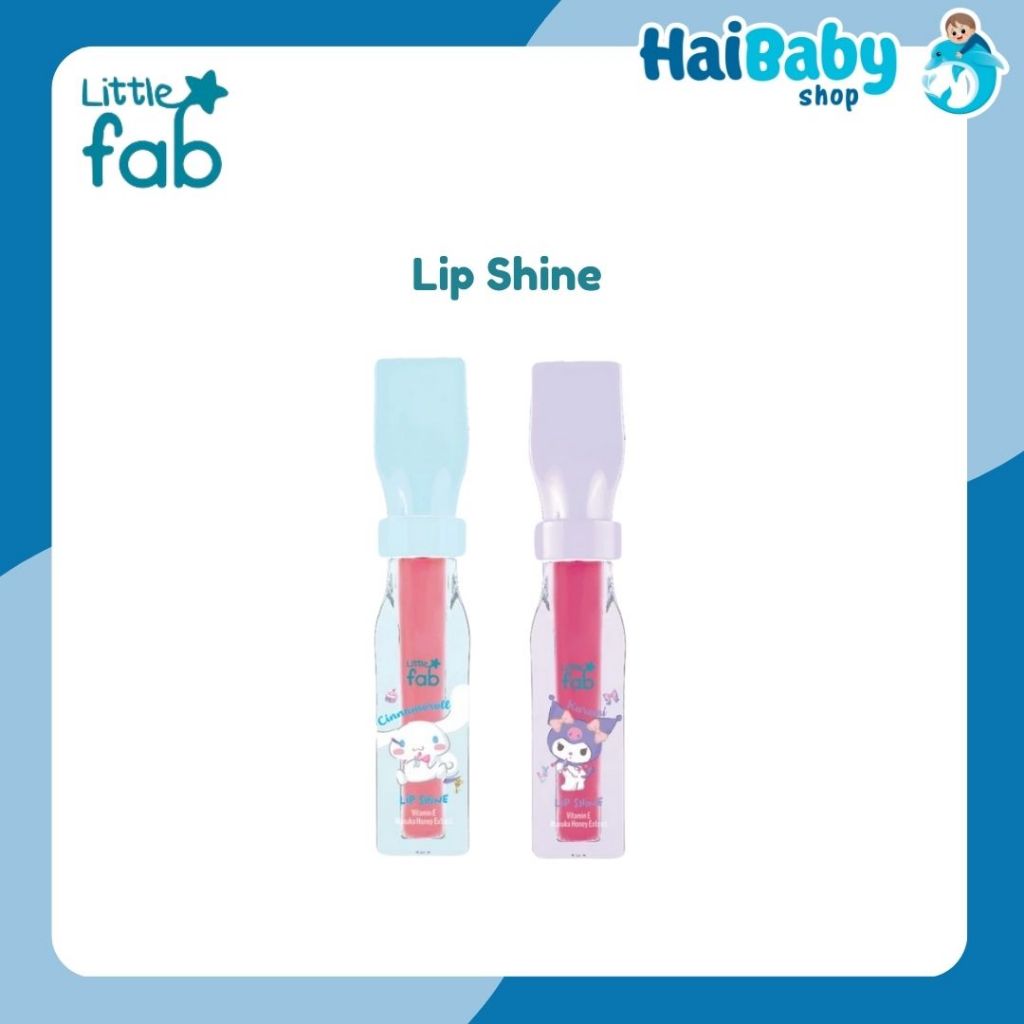 Jual Little Fab Kids- Lip Shine | Edition Kuromi & Cinnamoroll | Shopee ...