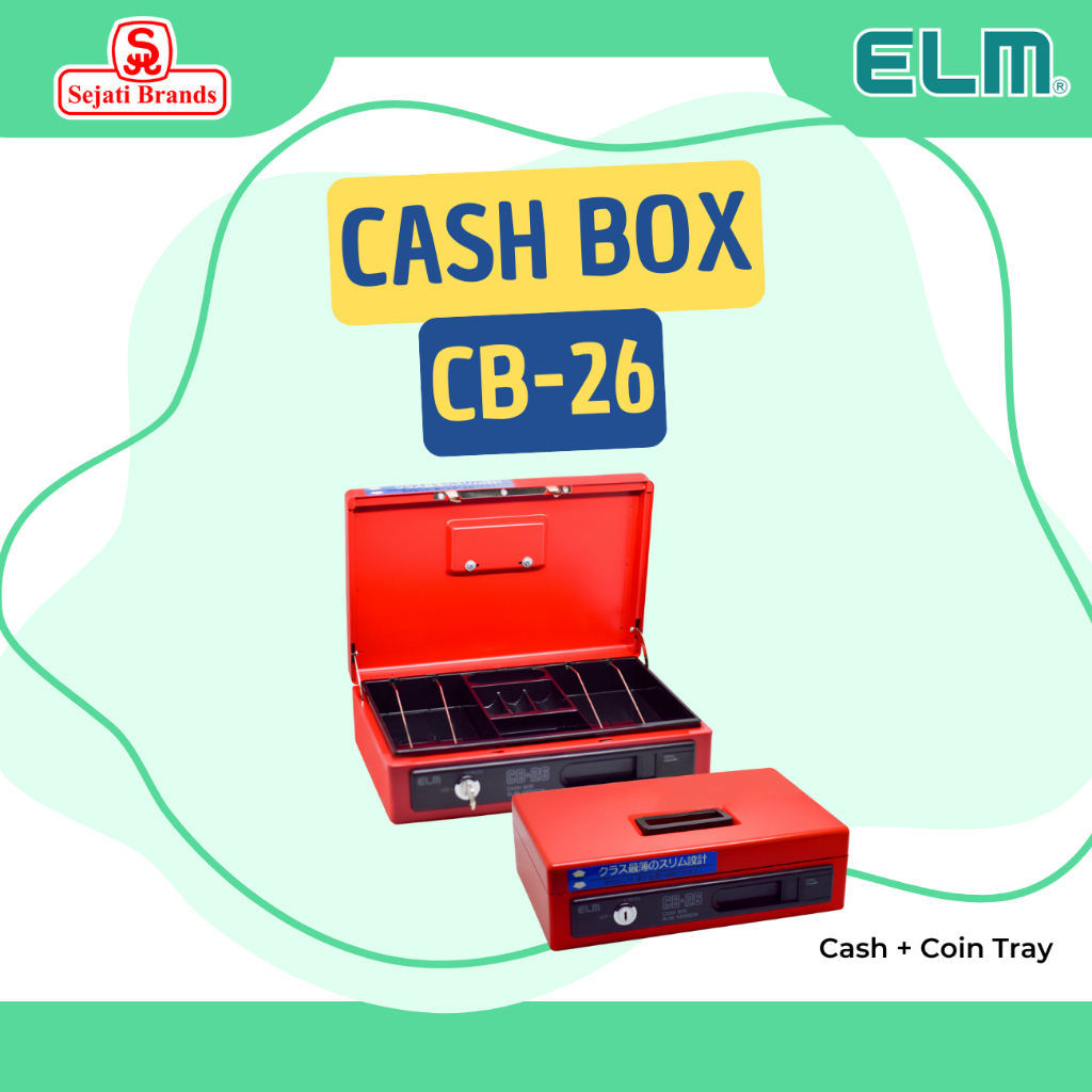 Jual ELM Cash Box CB-26 - Brankas Mini | Shopee Indonesia