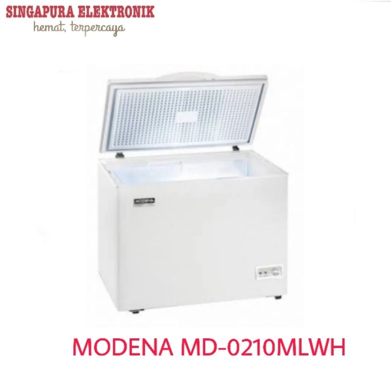 Jual Modena Chest Freezer MD-0210MLWH | Shopee Indonesia