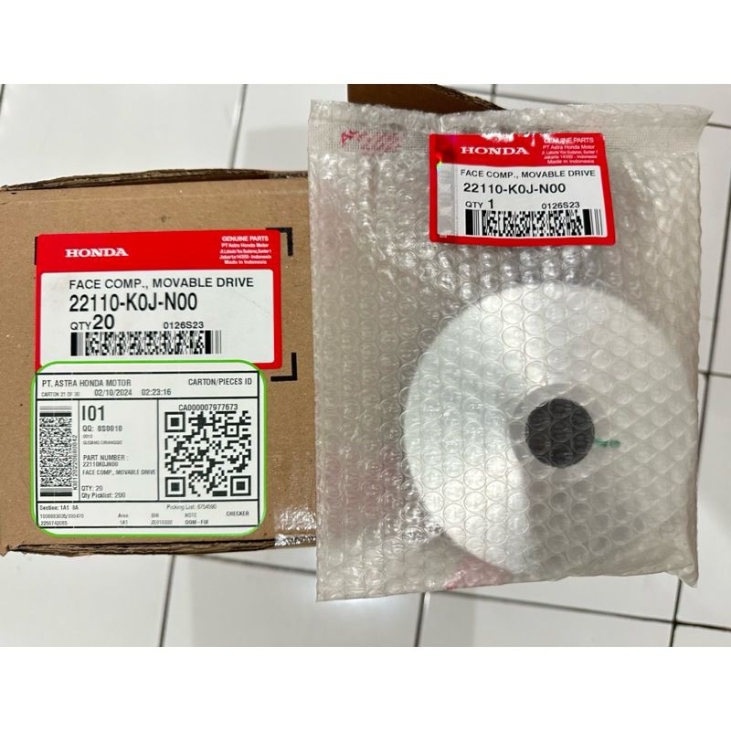 Jual 22110-K0J-N00 rumah roller genio beat new led deluxe street eco 2020 2024 Original AHM HGP ...