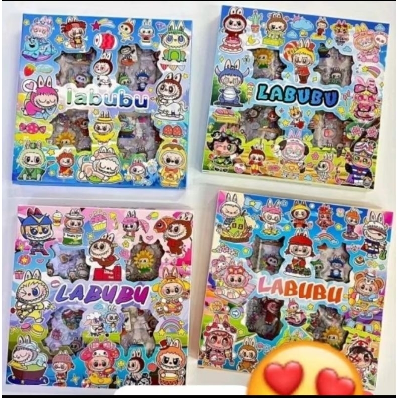 Jual Stiker Labubu 100 Lembar Sticker Lucu 2D Sanrio Karakter Kuromi ...