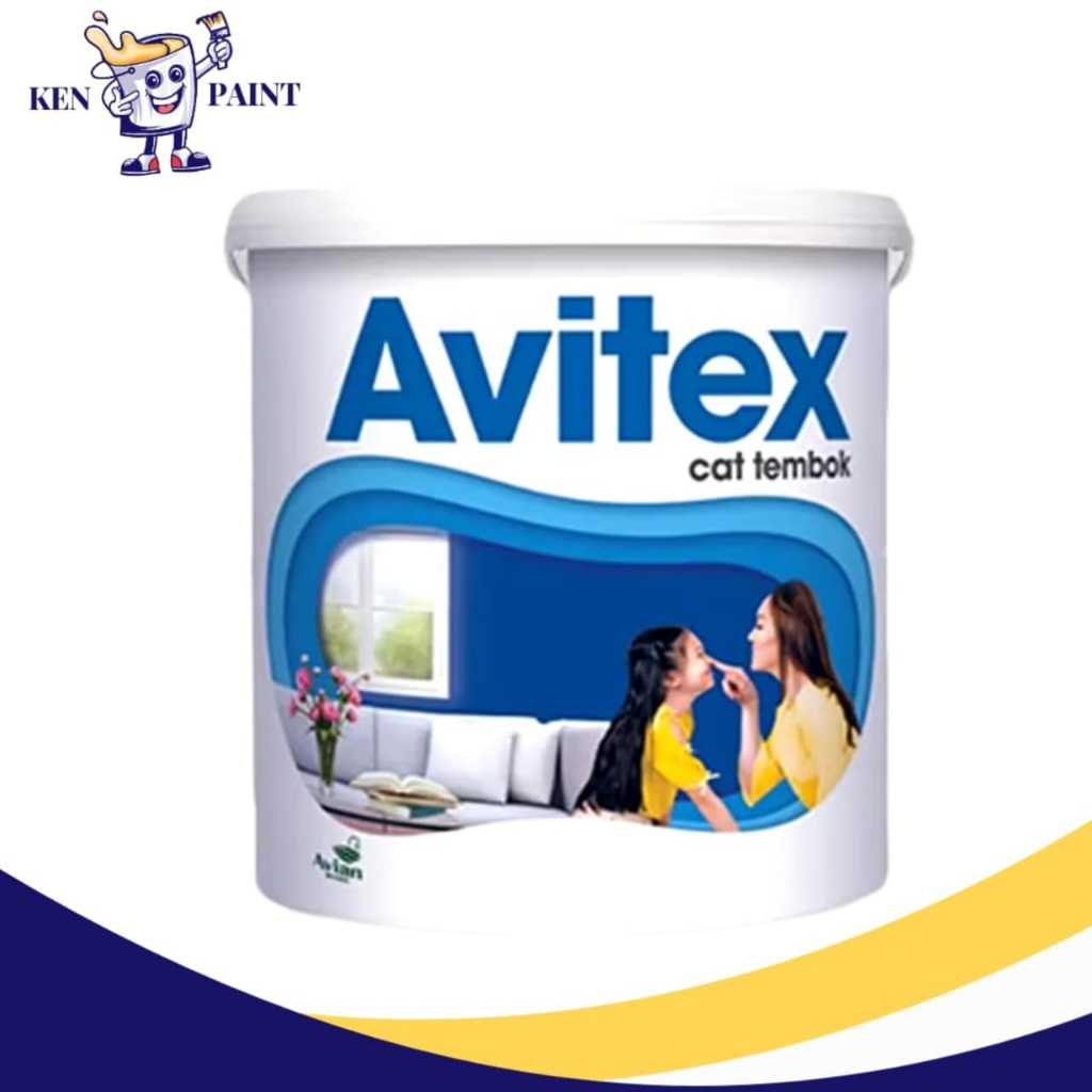 Jual Cat AVITEX EMULSION 5 kg / Cat Tembok dan Plafon Gypsum AVITEX ...