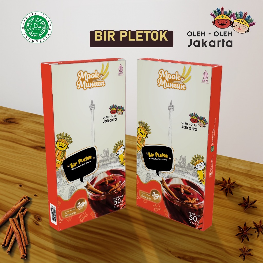 Jual Bir Pletok Sachet Bubuk Original Rempah Khas Jakarta Oleh-Oleh ...