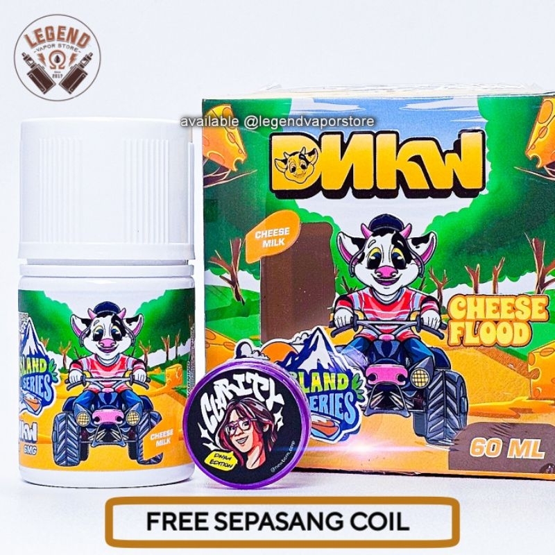 Jual FREEBASE - LIQUID DNKW Cheese Milk 60ML 3MG 6MG AUTHENTIC | Shopee ...