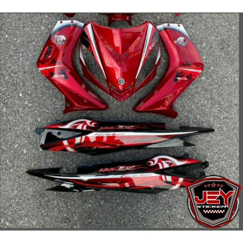 Jual STRIPING STICKER MX OLD 135 BATIK V1 MALAY | Shopee Indonesia