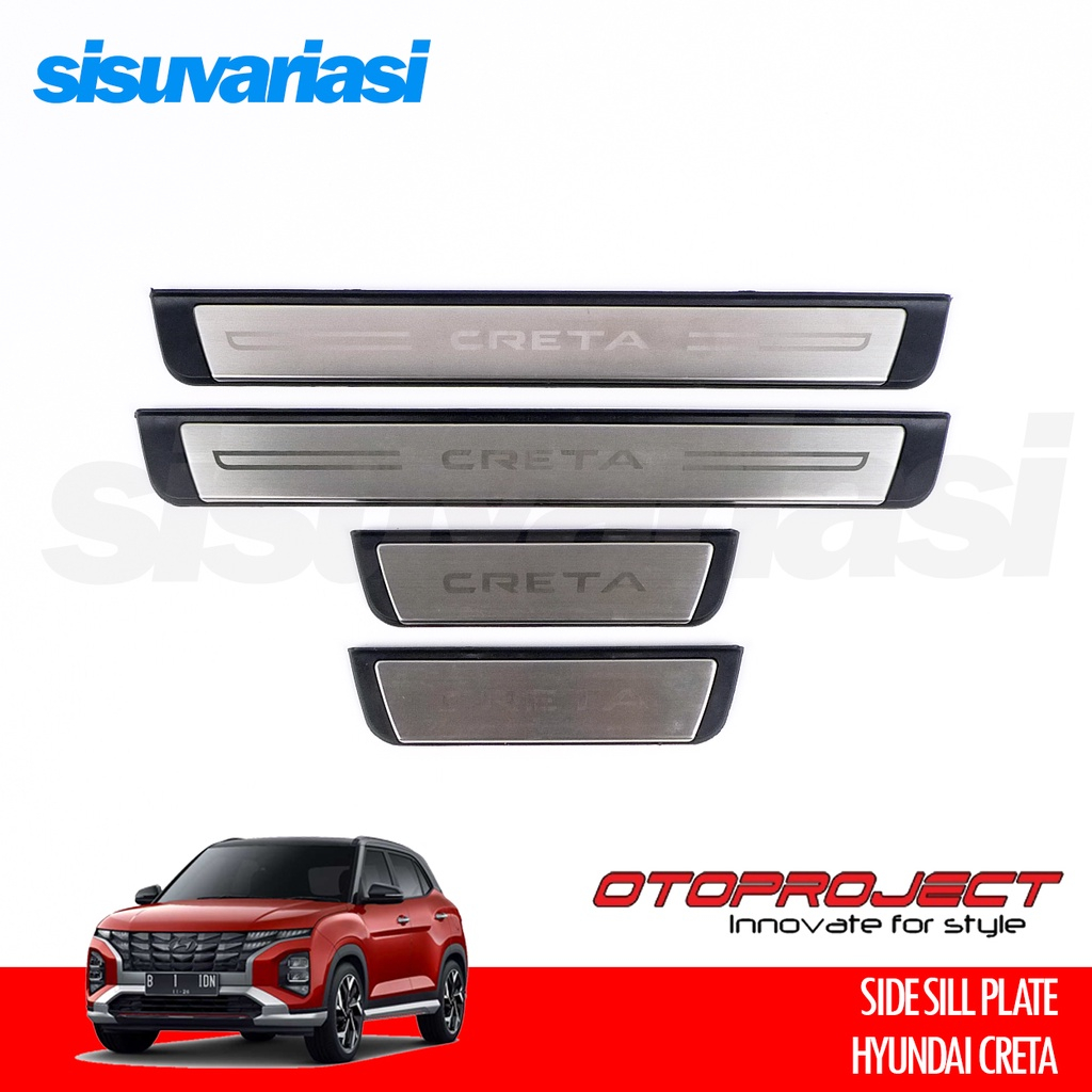 Jual Hyundai Creta Aksesoris Sillplate Sill Plate Samping | Shopee ...