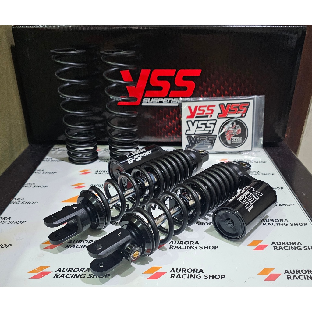 Jual SHOCKBREAKER YSS G SPORT SMOOTH BLACK EDITION 310 MM YAMAHA NEW NMAX 155 / NMAX TURBO ...