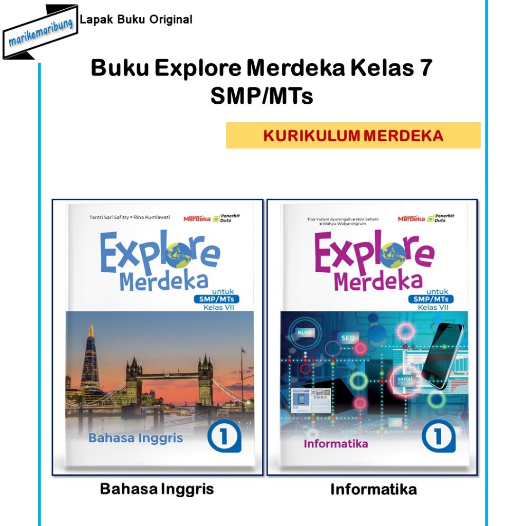 Jual Buku Explore Merdeka Kelas 7 SMP/MTs Kurikulum Merdeka | Shopee Indonesia