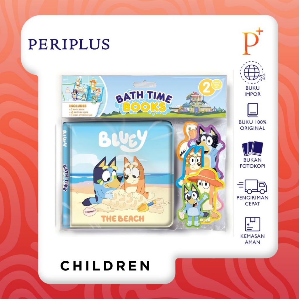 Jual Bath Time Book: Bluey - 9782764370438 | Shopee Indonesia