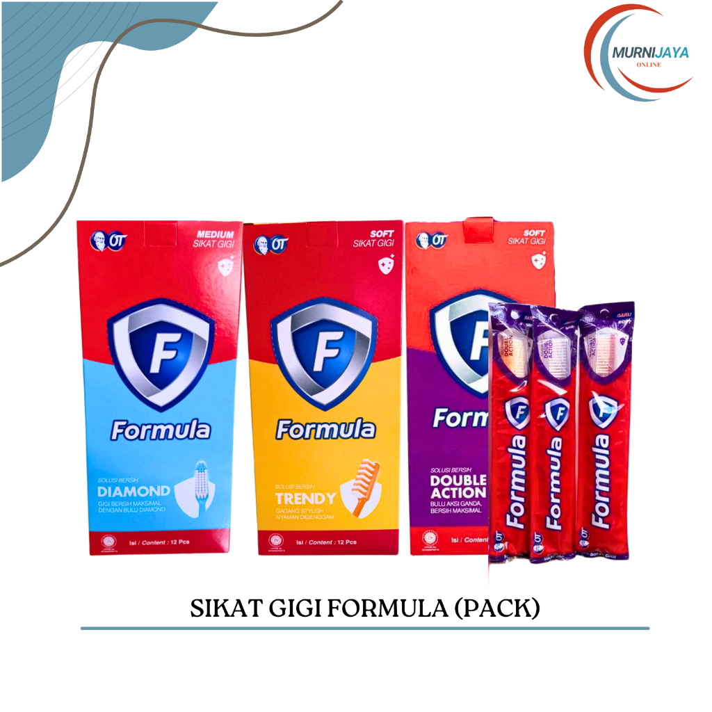 Jual Sikat Gigi Formula (PACK - Isi 12 PCS) | Shopee Indonesia
