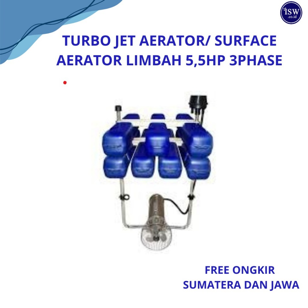 Jual GRATIS ONGKIR | Turbo Jet Aerator / Surface Aerator 5,5Hp Pengolah Limbah Pabrik | Shopee ...