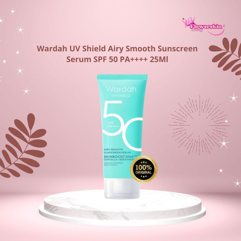 Jual Wardah UV Shield Airy Smooth Sunscreen Serum SPF 50 PA++++ 25Ml ...