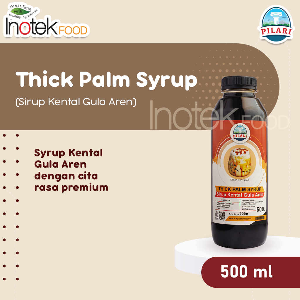 Jual THICK BROWN SUGAR SYRUP / SIRUP GULA AREN CAIR KENTAL 700 gr ...