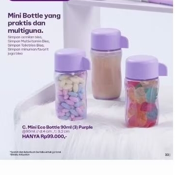 Jual Eco botol mini 90ml SATUAN | Shopee Indonesia