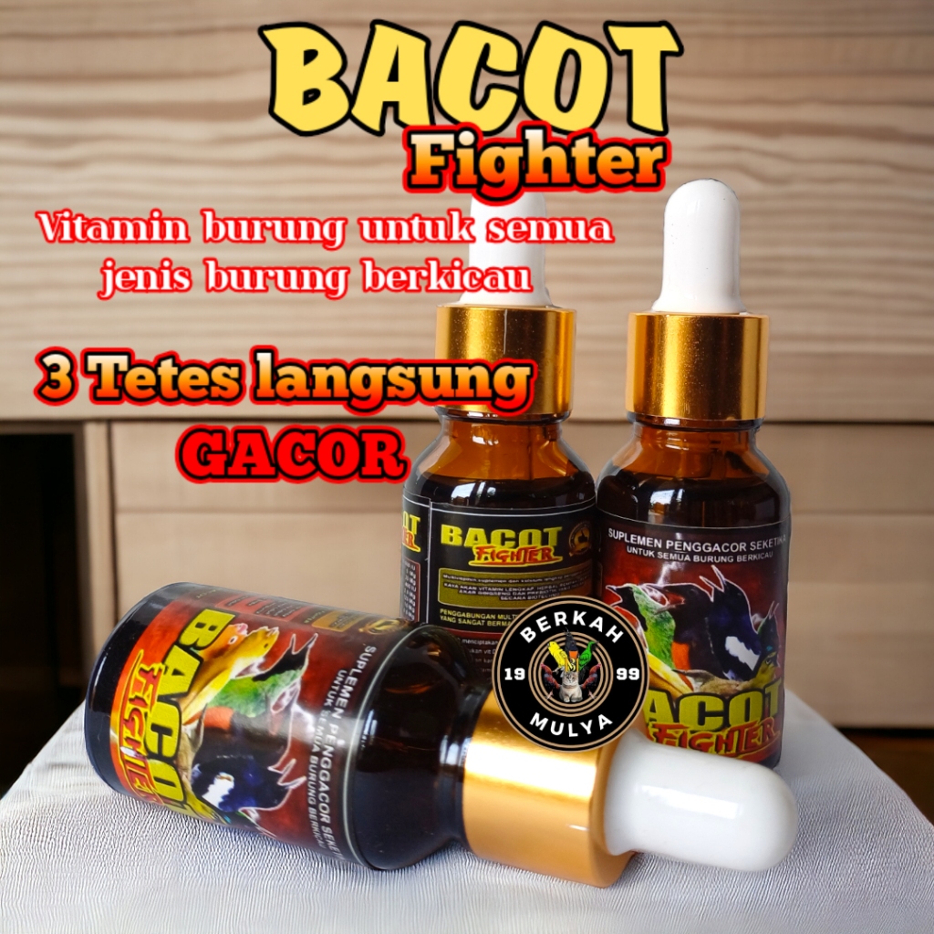 Jual BACOT FIGHTER VITAMIN BURUNG BIAR GACOR DAN FIGHTER LOMBA UNTUK ...