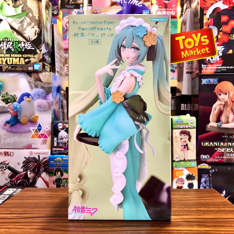 Jual FURYU EXCEED Creative Figure Hatsune Miku Matcha Green Tea Parfait ...