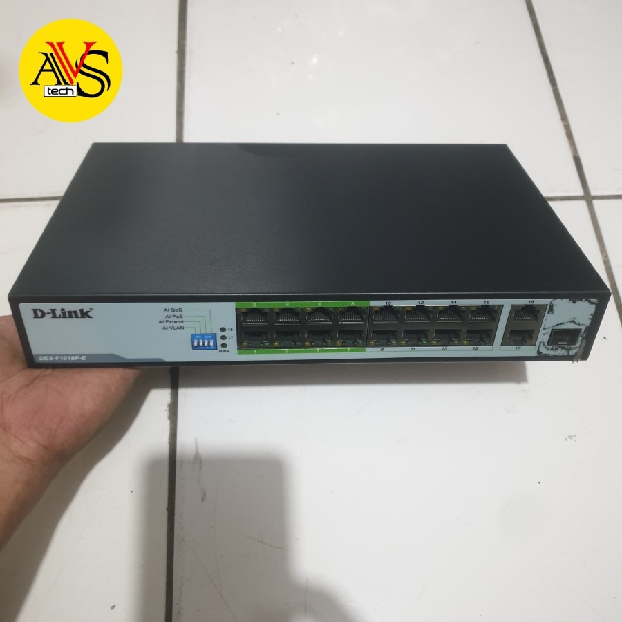 Jual D-link Unmanaged 18Port PoE Switch DES-F1018P-E | Shopee Indonesia