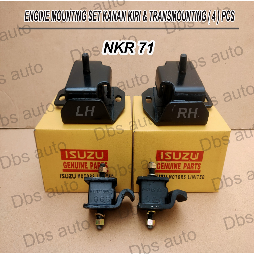 Jual ENGINE MOUNTING SET ELF NKR 71 ( 4 PCS ) | Shopee Indonesia