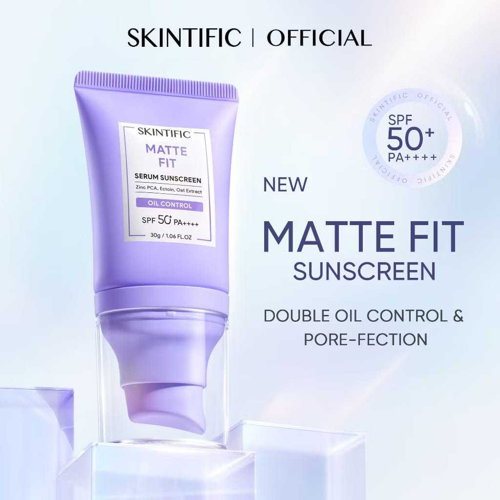 Jual SKINTIFIC - Matte Fit Serum Sunscreen 30g SPF 50+ PA++++ | Skin ...