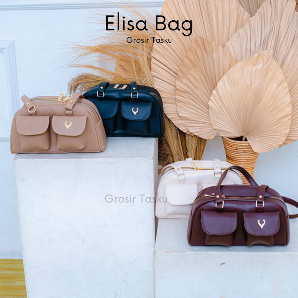Jual GROSIR TASKU Elisa Bag Tas Bahu Trendy dengan Desain Minimalis ...
