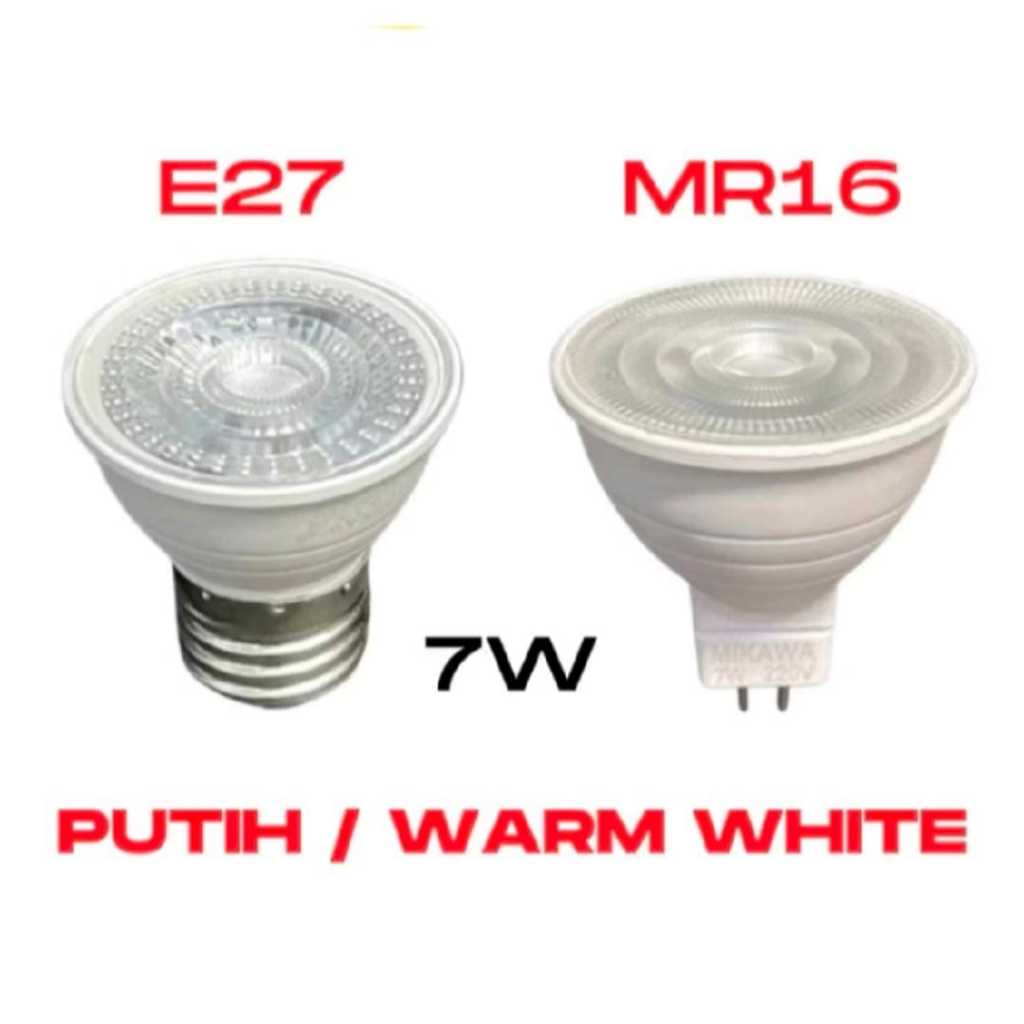 Jual LAMPU HALOGEN SPOTLIGHT LED 7WATT FITTING E27 7 WATT COB SOROT 7W LAMPU SPOT LIGHT TUSUK 7W ...
