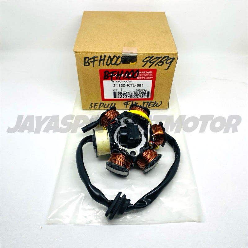 Jual Spull sepul Assy stator Honda Supra fit lama Supra fit new Revo 110 legenda 2 original ...
