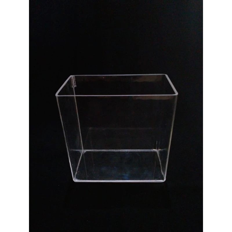 Jual Soliter akrilik kecil uk 12x7x12 full bening murah | Shopee Indonesia