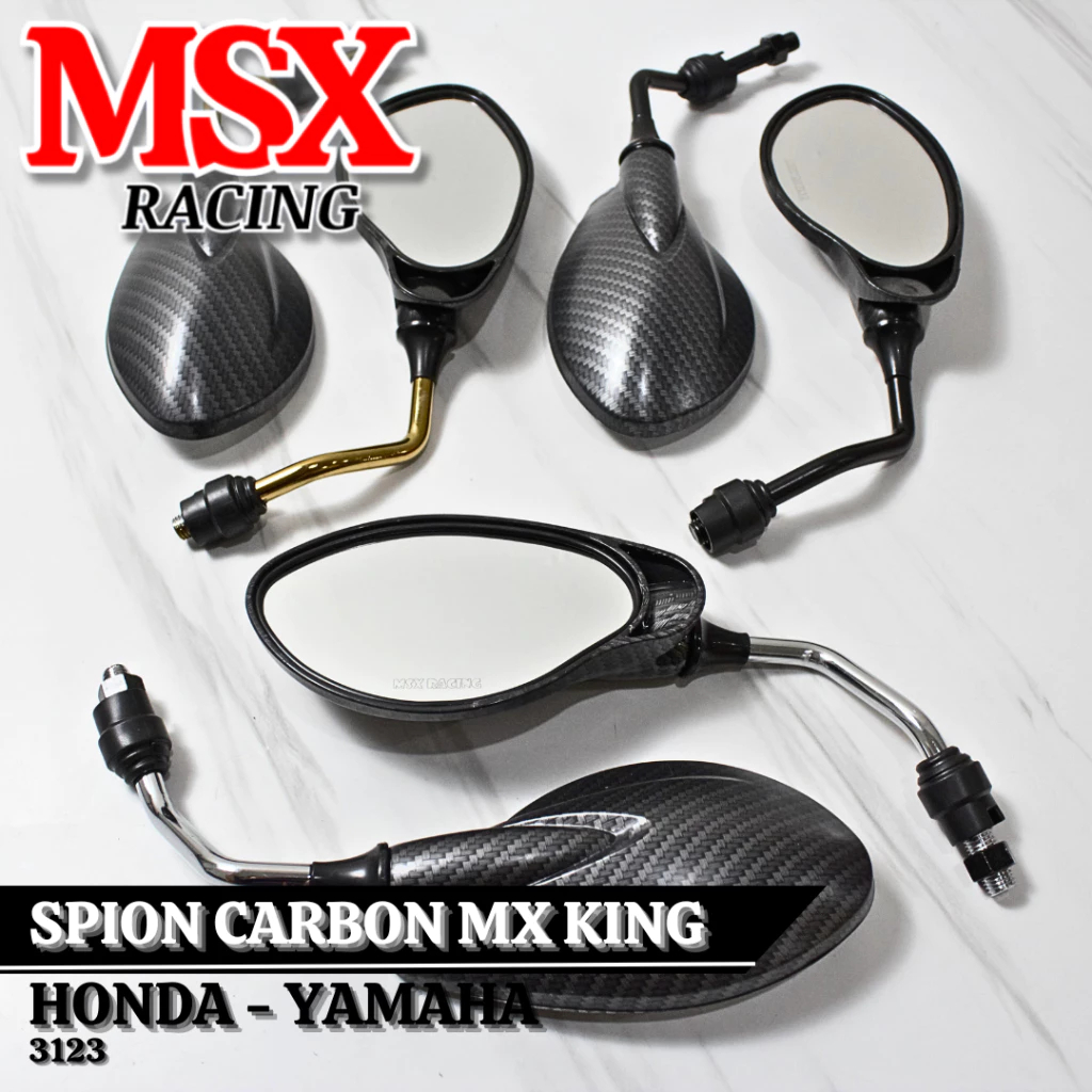 Jual Spion Carbon MSX Model Yamaha X1 Kaca Spion Karbon Honda Yamaha ...