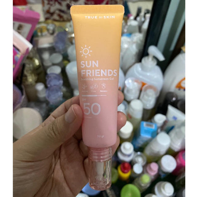 Jual (PRELOVED) True to Skin - Sun Friends Soothing Sunscreen Gel SPF ...