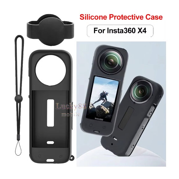 Jual Casing Silicon For Camera Action Cam Insta360 X4 Silicone ...
