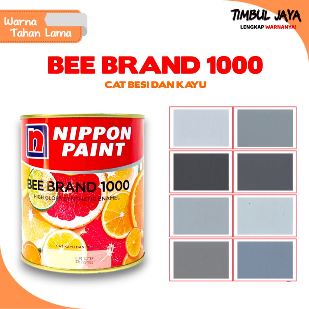 Jual Nippon BEE BRAND 1000 0,9L Cat Kayu dan Besi Nippon Paint / Cat ...