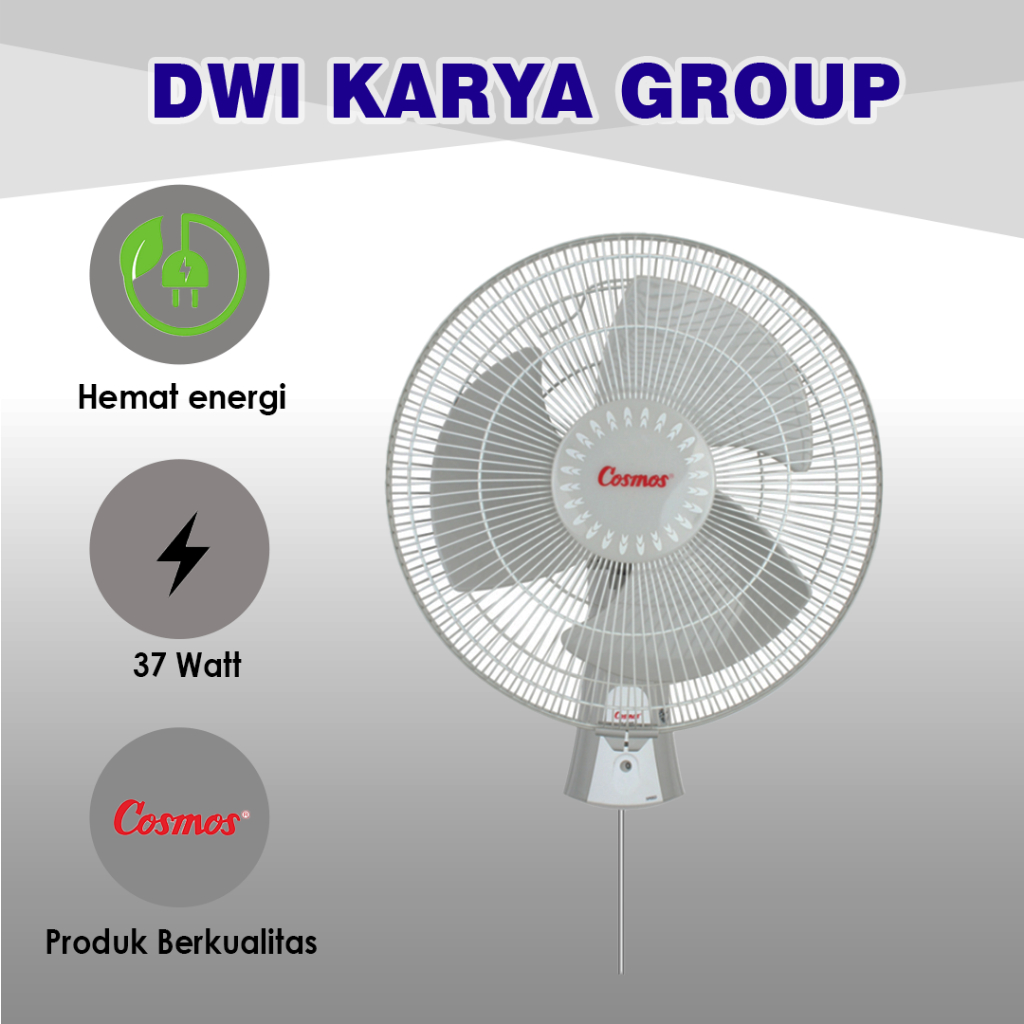 Jual Wall Fan 12 CWF Cosmos/Kipas Angin Tempel 12 Inch Original ...