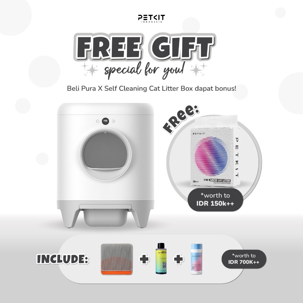 Jual PETKIT Pura X Smart Self Cleaning Cat Litter Box | Shopee Indonesia