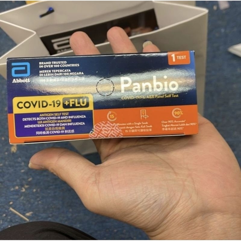 Jual Abbott Panbio Flu Antigen isi 1T Pendeteksi Influenza A/B Covid 19 ...