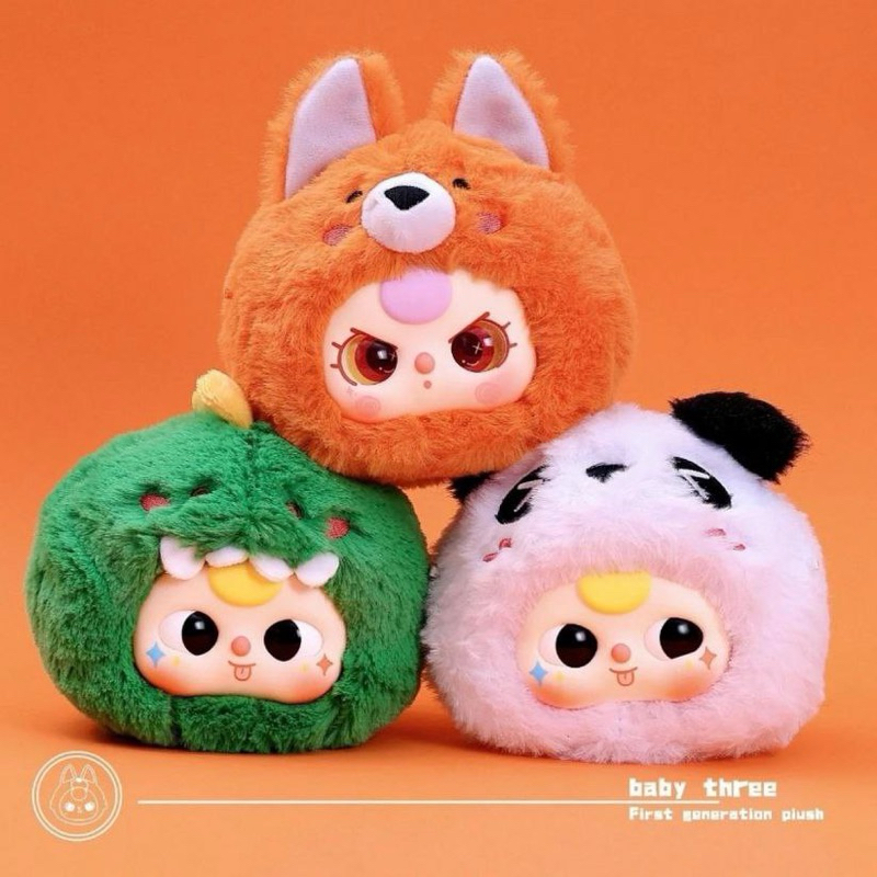 Jual Baby Three First Generation Plush Doll Blind Box Ready Indo Ready ...