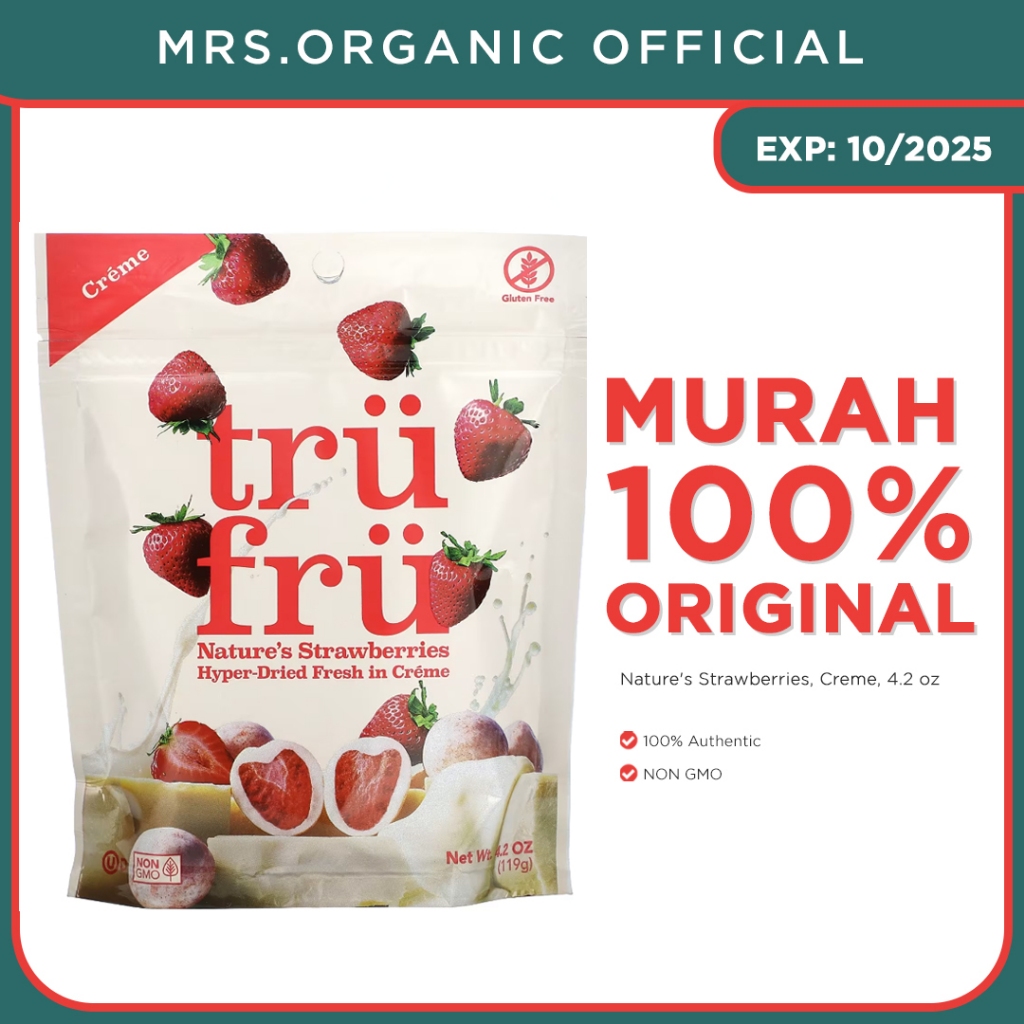 Jual Trufru Strawberries & Crème 119 Gr | Shopee Indonesia